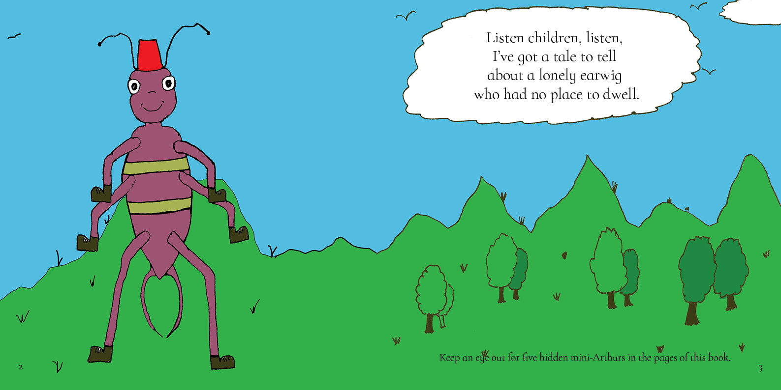 The Adventures of Arthur the Earwig – Blue Poppy Publishing – book ...