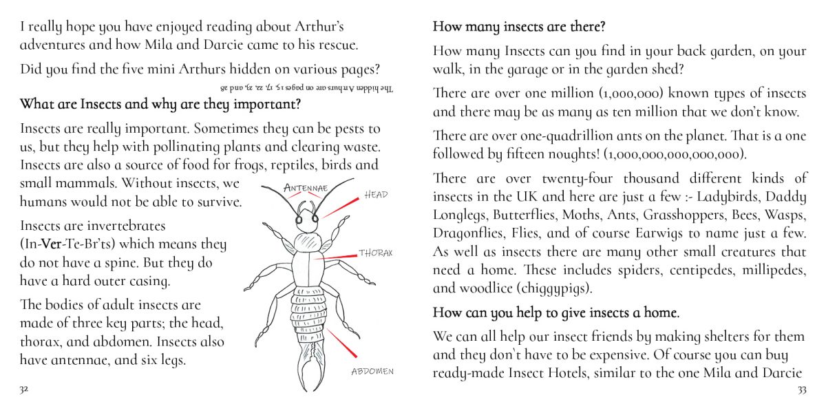 The Adventures of Arthur the Earwig – Blue Poppy Publishing – book ...
