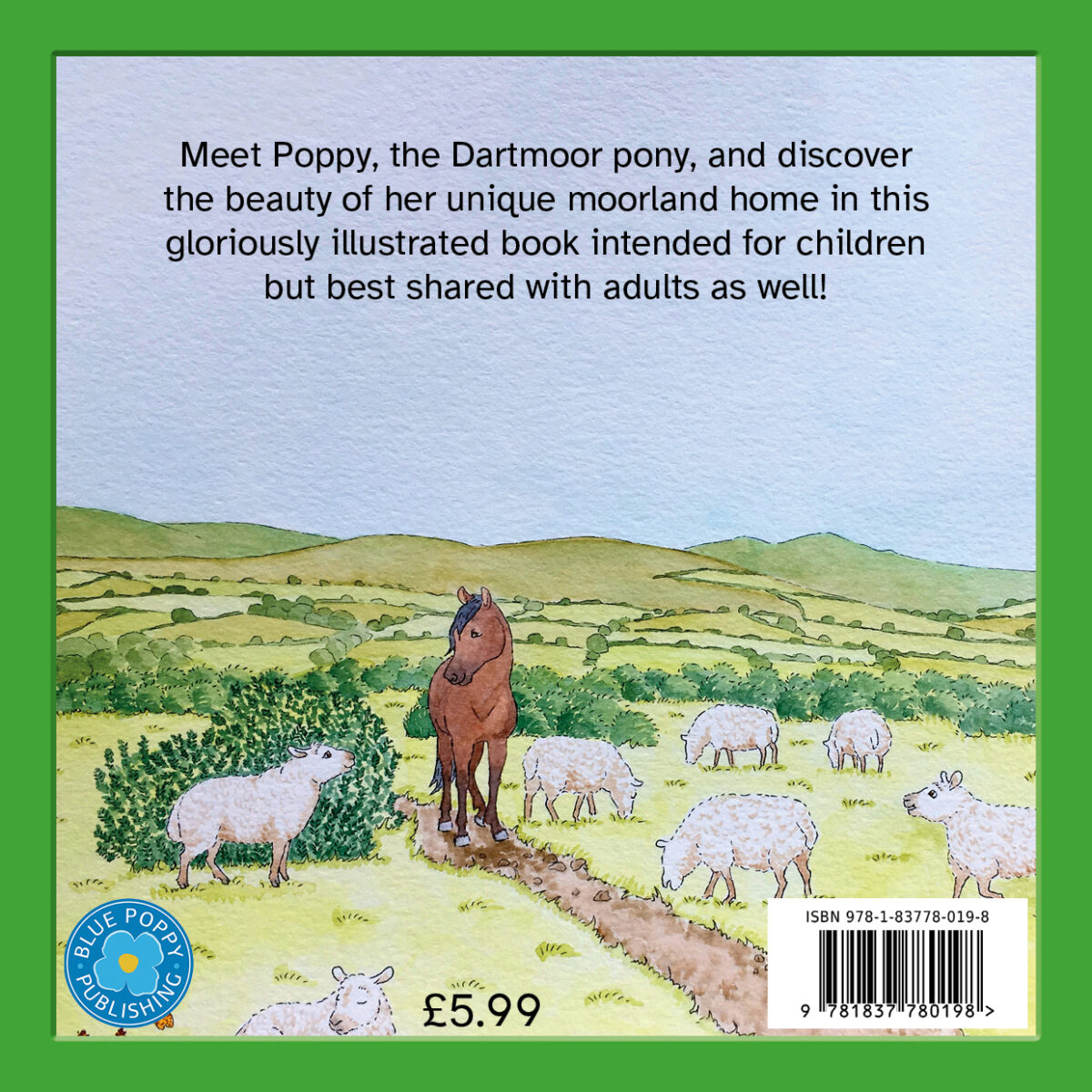 Poppy the Dartmoor Pony – by Madeline Harington – Blue Poppy Publishing ...